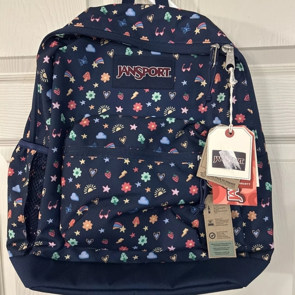 Jansport | Bags | Jansport Cross Town Plus 7 Backpack Fluid Slice Of ...